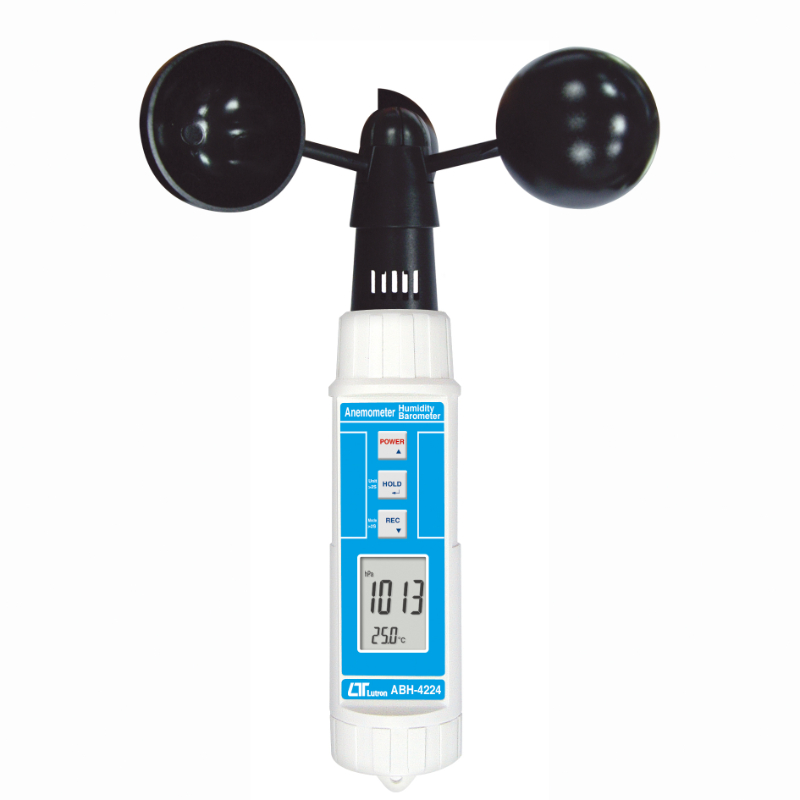 Lutron ABH-4224 Cup Anemometer/Barometer/Humidity/Temp. – Silicon ...