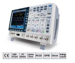 GW-INSTEK GDS-2204A 200MHz 4CH Digital Oscilloscope – Silicon ...